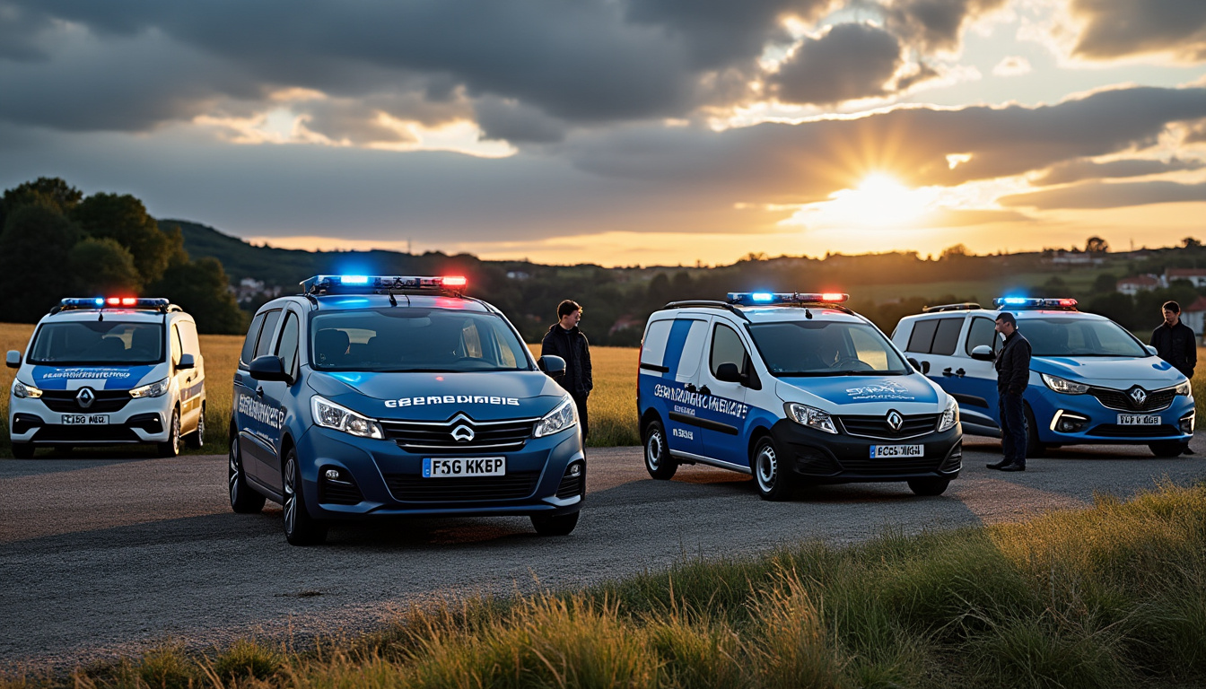 Tout savoir sur la liste des véhicules de la gendarmerie en France